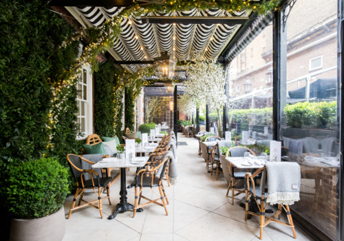 Afternoon Tea at Dalloway Terrace in The Bloomsbury Hotel